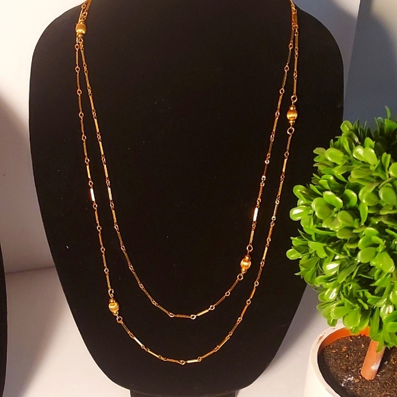 Monet | Jewelry | Vintage 54 Inch Gold Tone Monet Chain | Poshmark